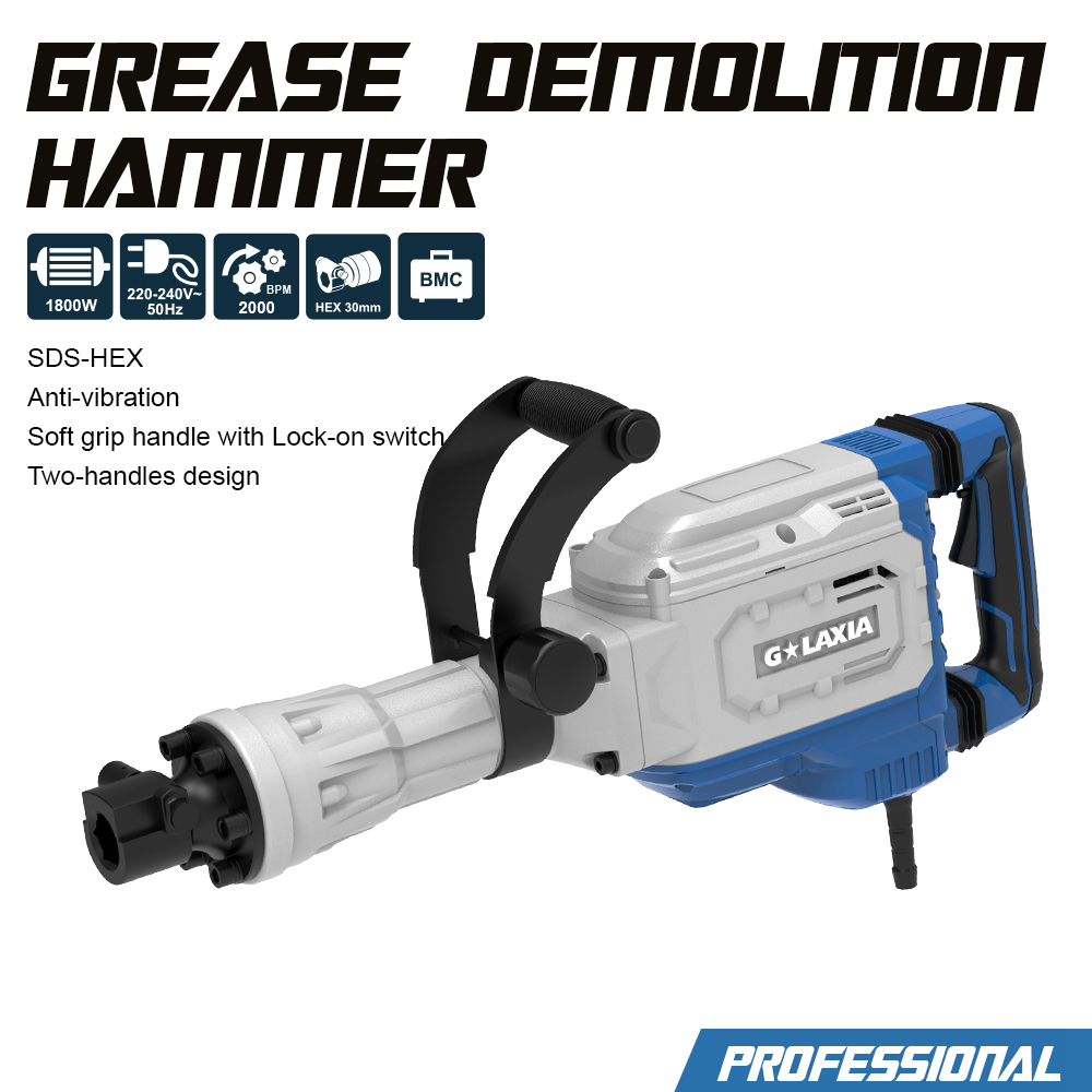 Corded Demolition Breaker 1700W (14A)